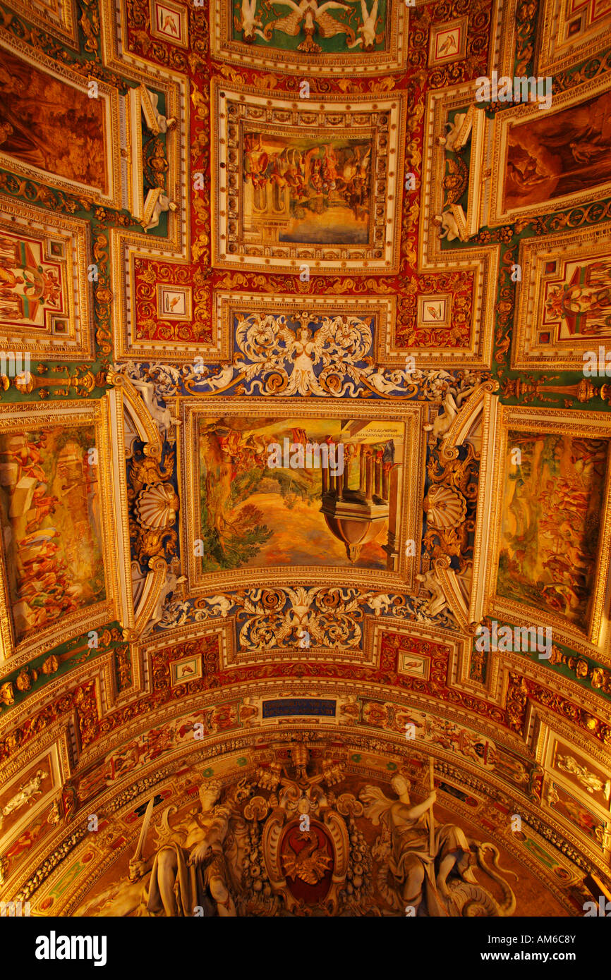 Ceiling, Vatican Museum, Italy Stock Photo - Alamy