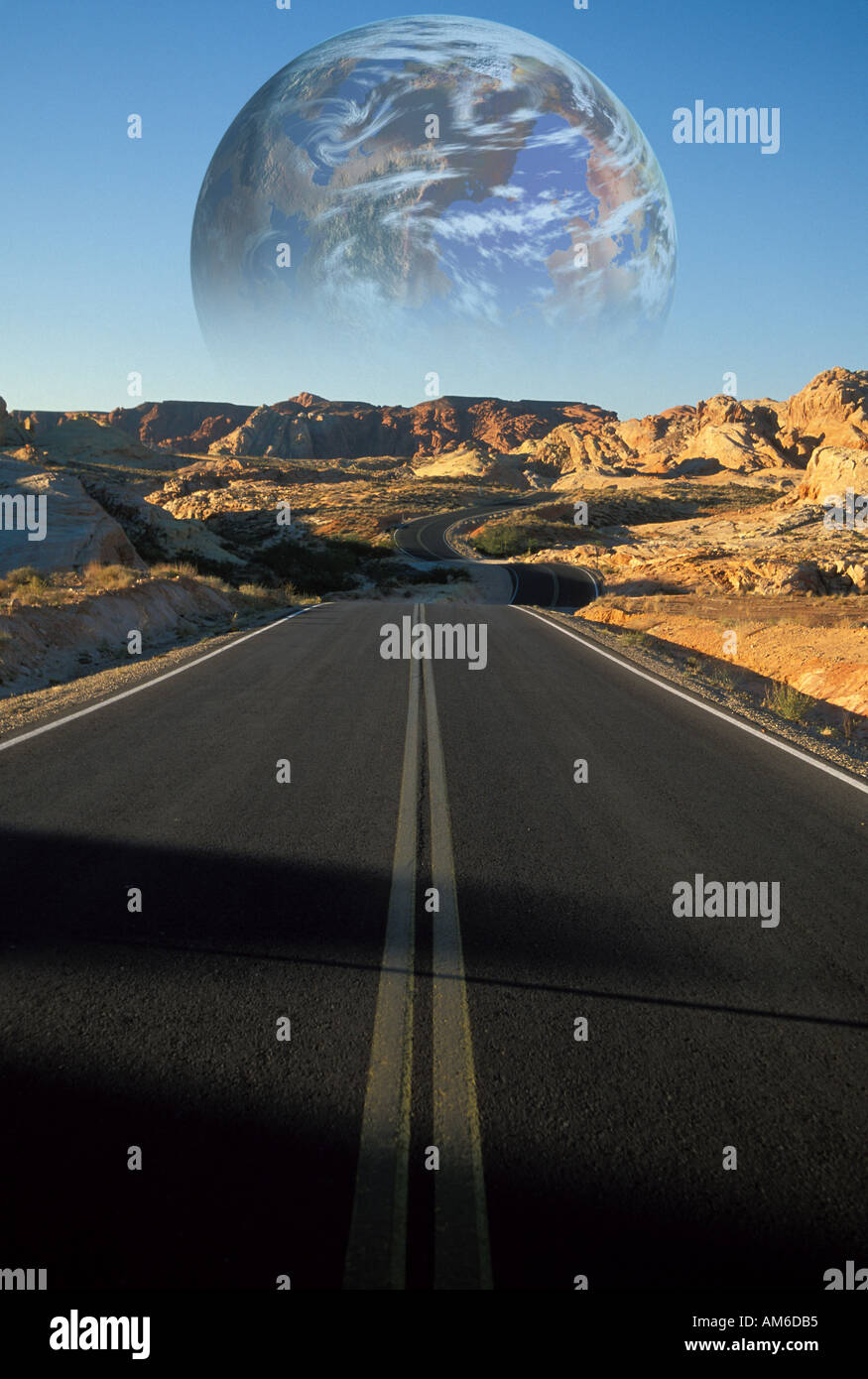 Road Planet I Stock Photo - Alamy