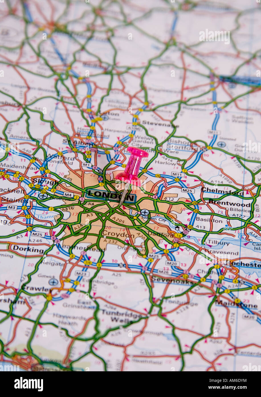 Uk map pin hi-res stock photography and images - Alamy