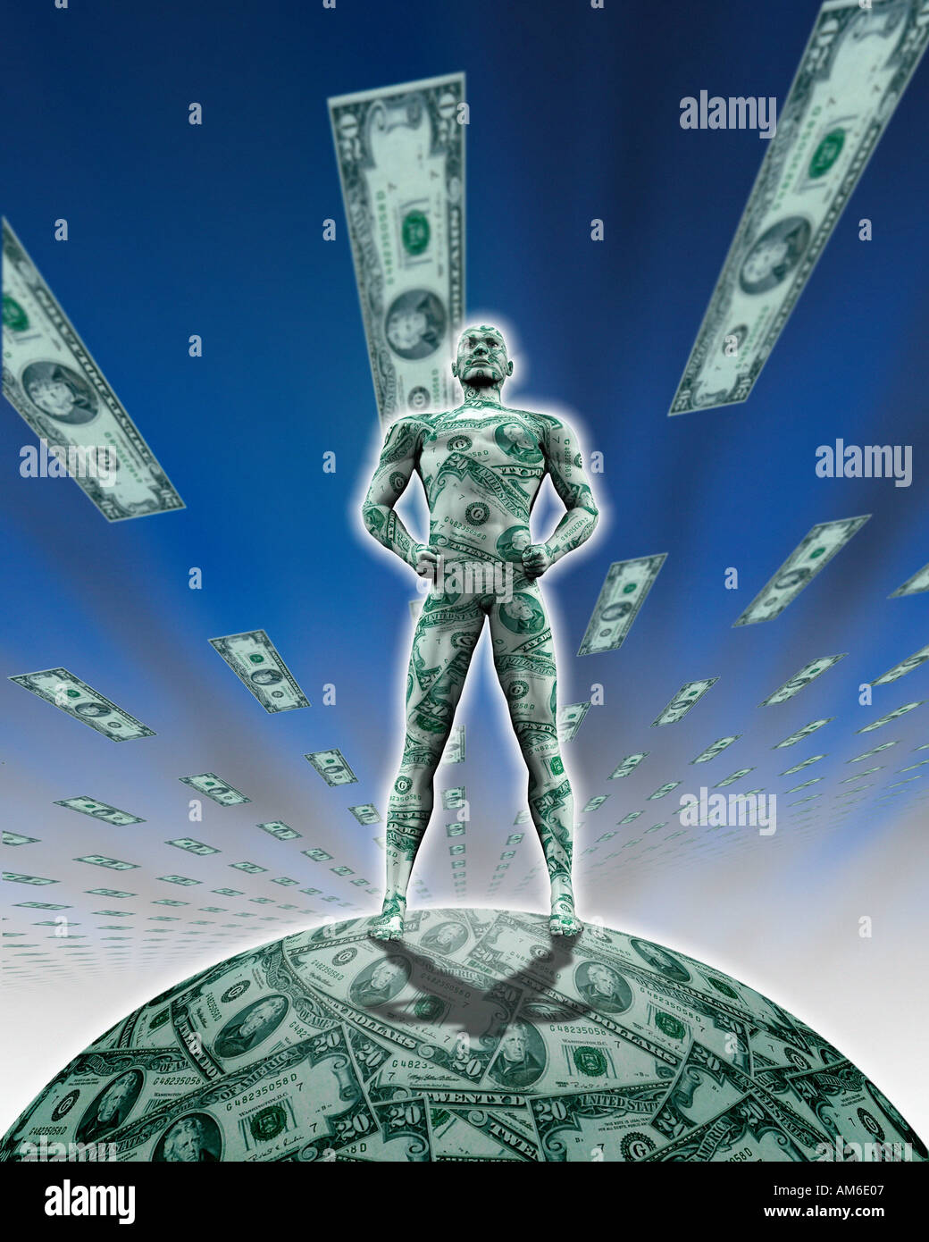 Cash is King version Stock Photo - Alamy