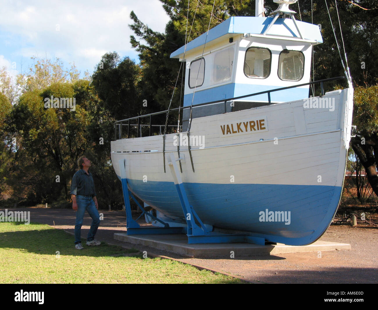 Boat at musseum Whyalla South Australia Stock Photo - Alamy