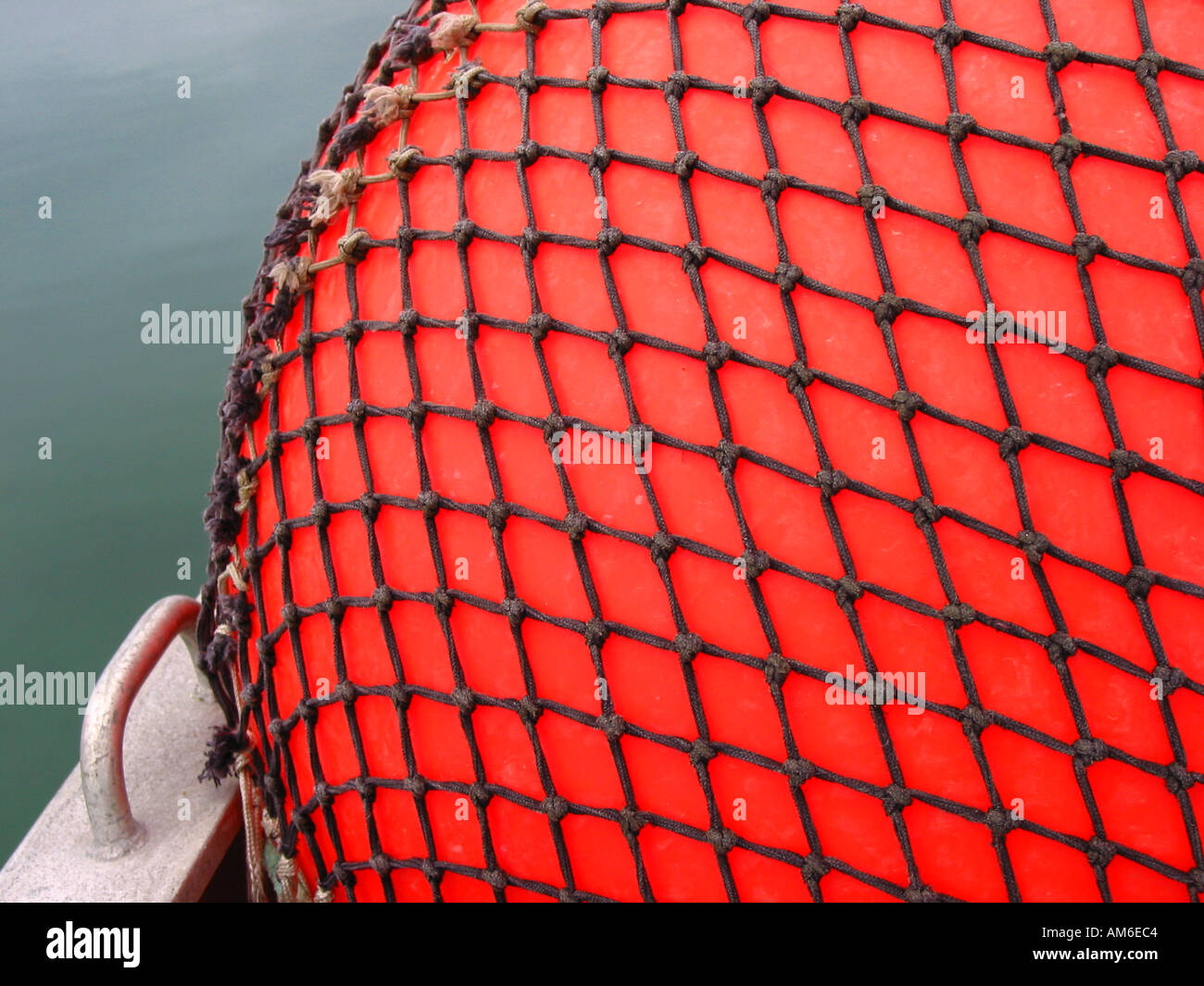 Red Bouy on the back of a fishing boat Lincoln cove Marina Port Lincoln ...