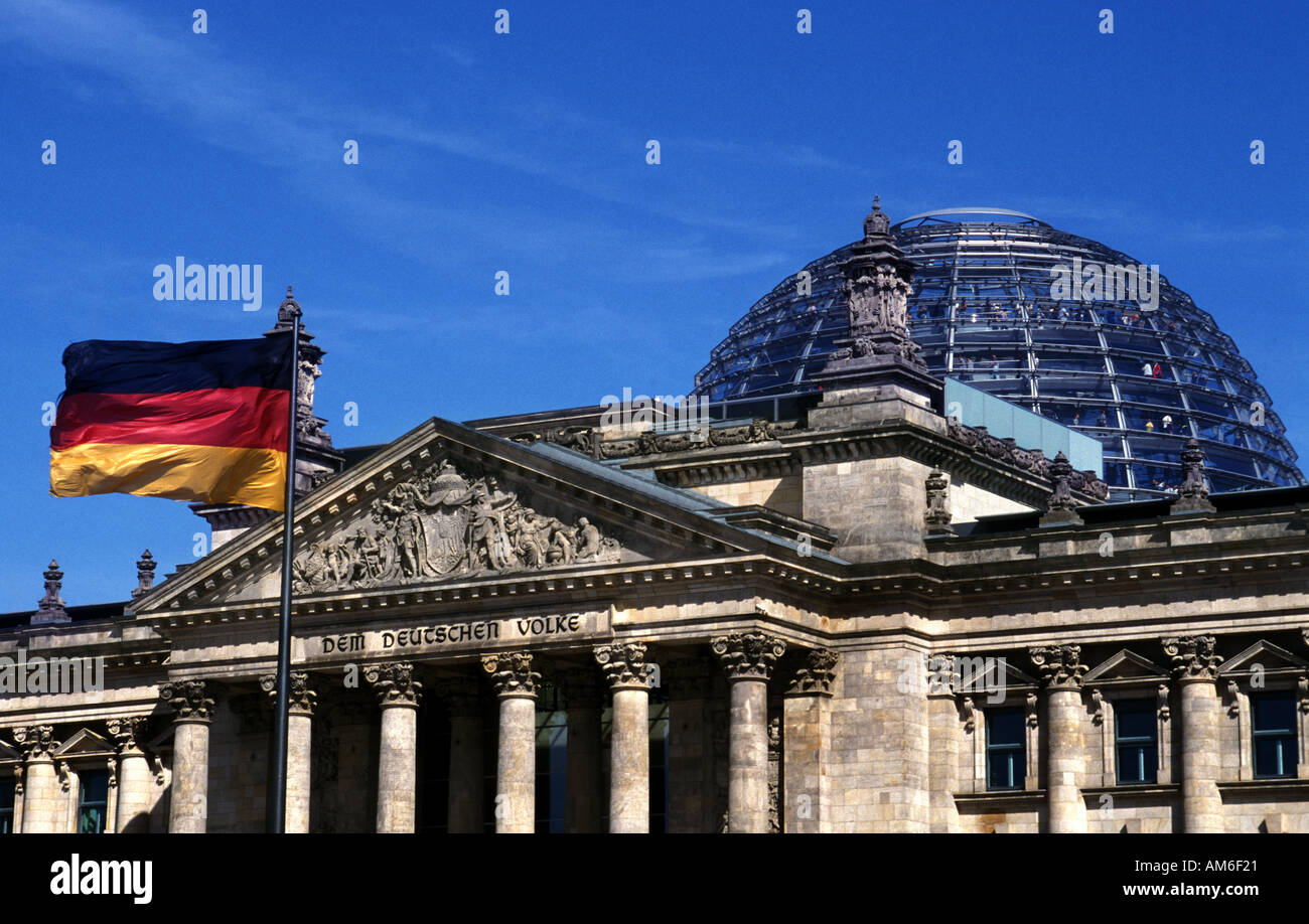 The Reichstag Building is the seat of the German parliament Stock Photo ...