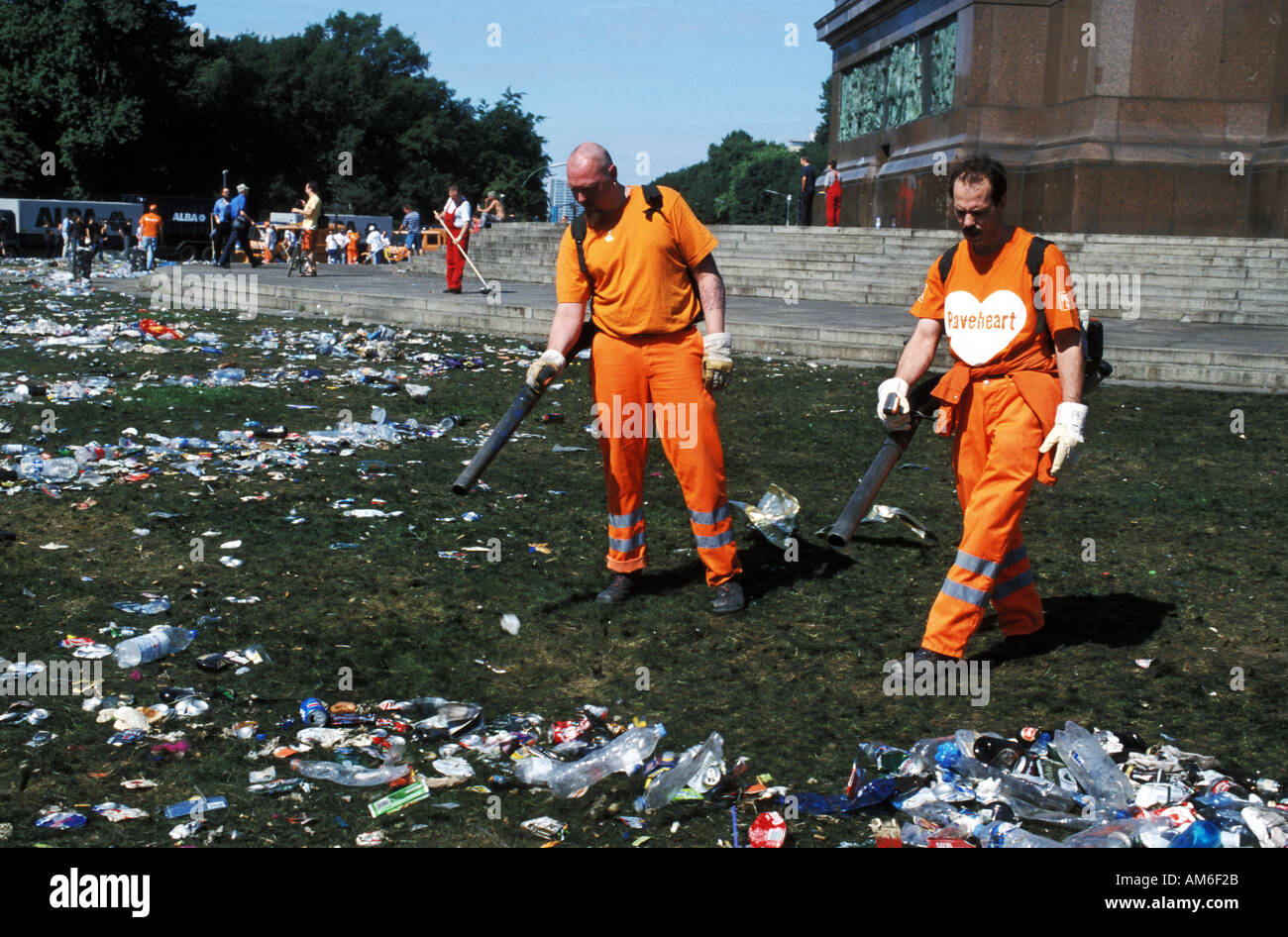 The tons of garbage produced by hundreds of thousands of people at ...