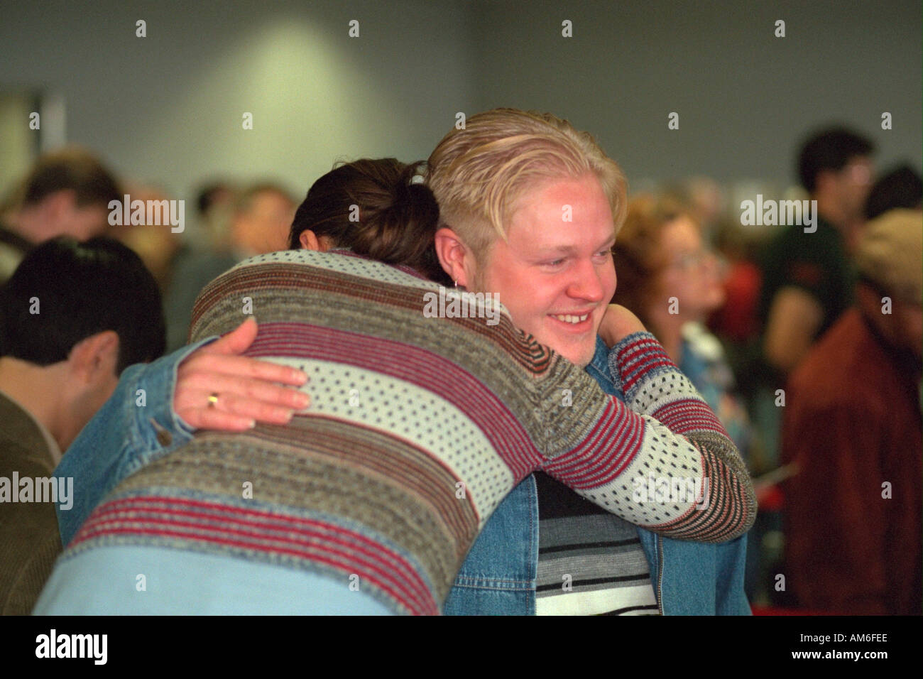 Cousins hugging hi-res stock photography and images - Alamy