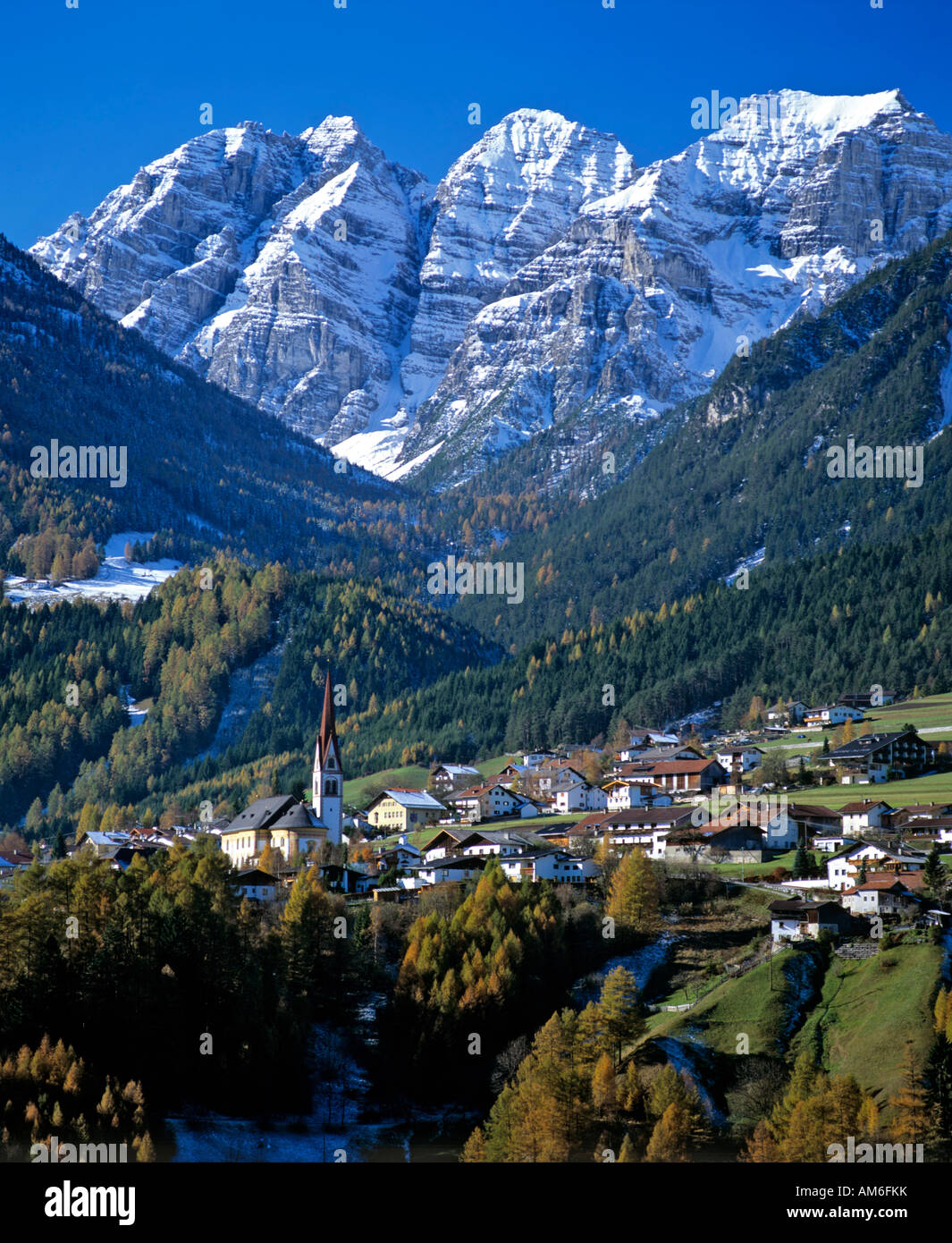 Mieders, Stubai Valley, Kalkkoegel, Stubai Alps, Tyrol, Austria Stock ...