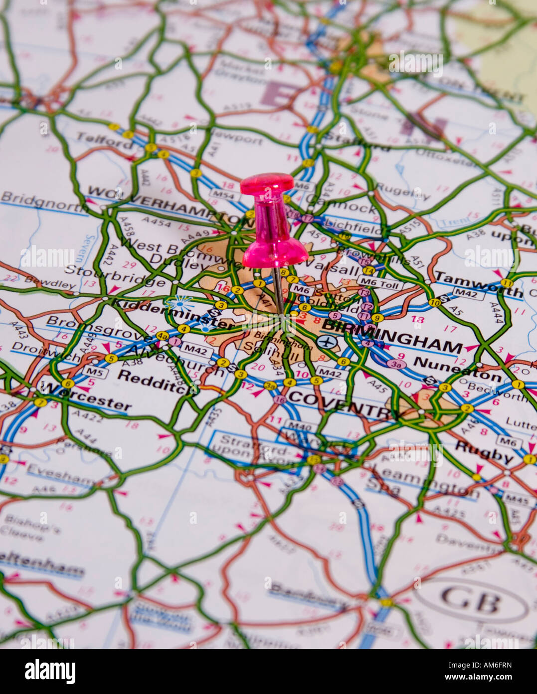 Birmingham Map High Resolution Stock Photography and Images - Alamy