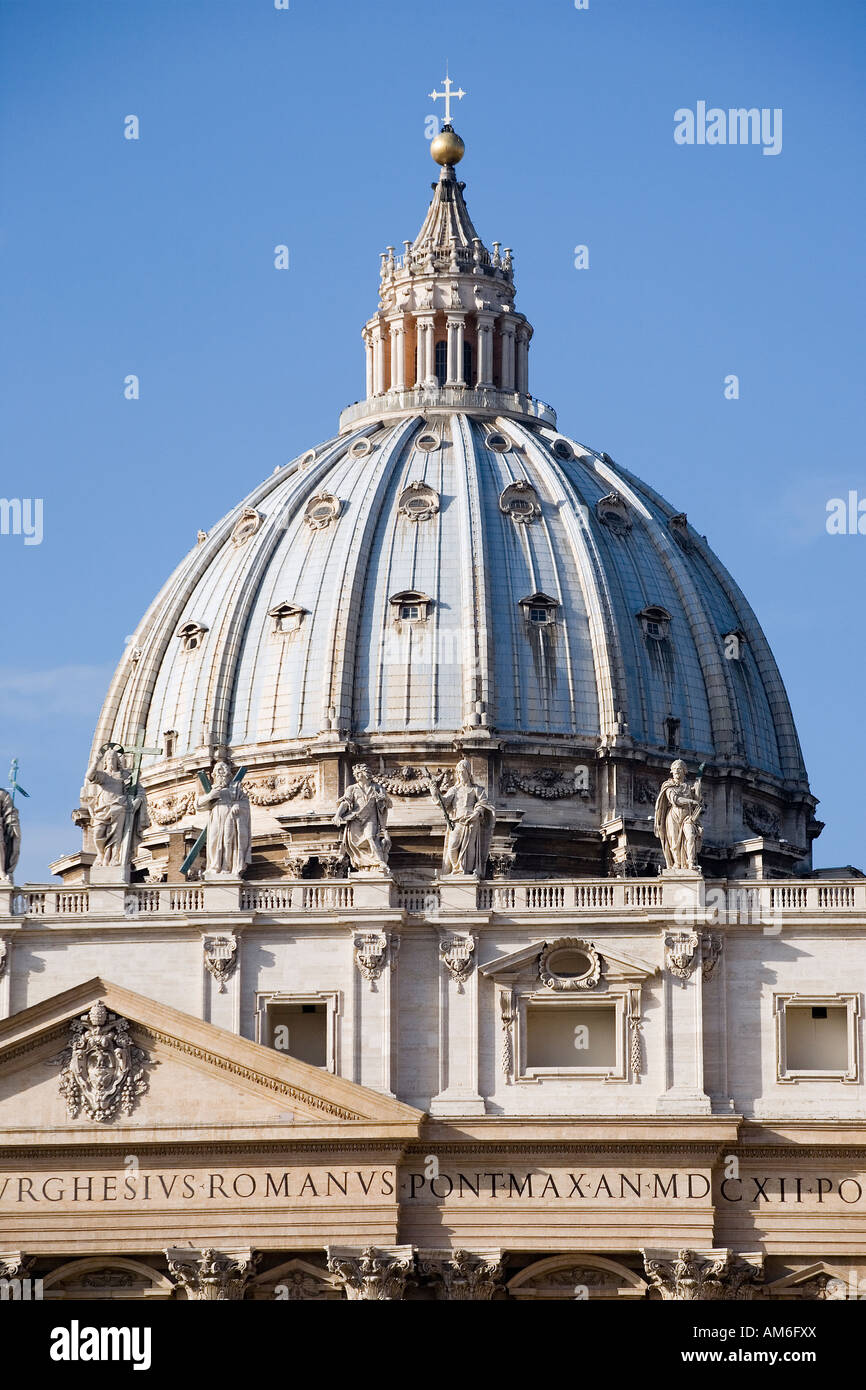 Dome of St Peters Basilica, Rome, Italy Stock Photo - Alamy