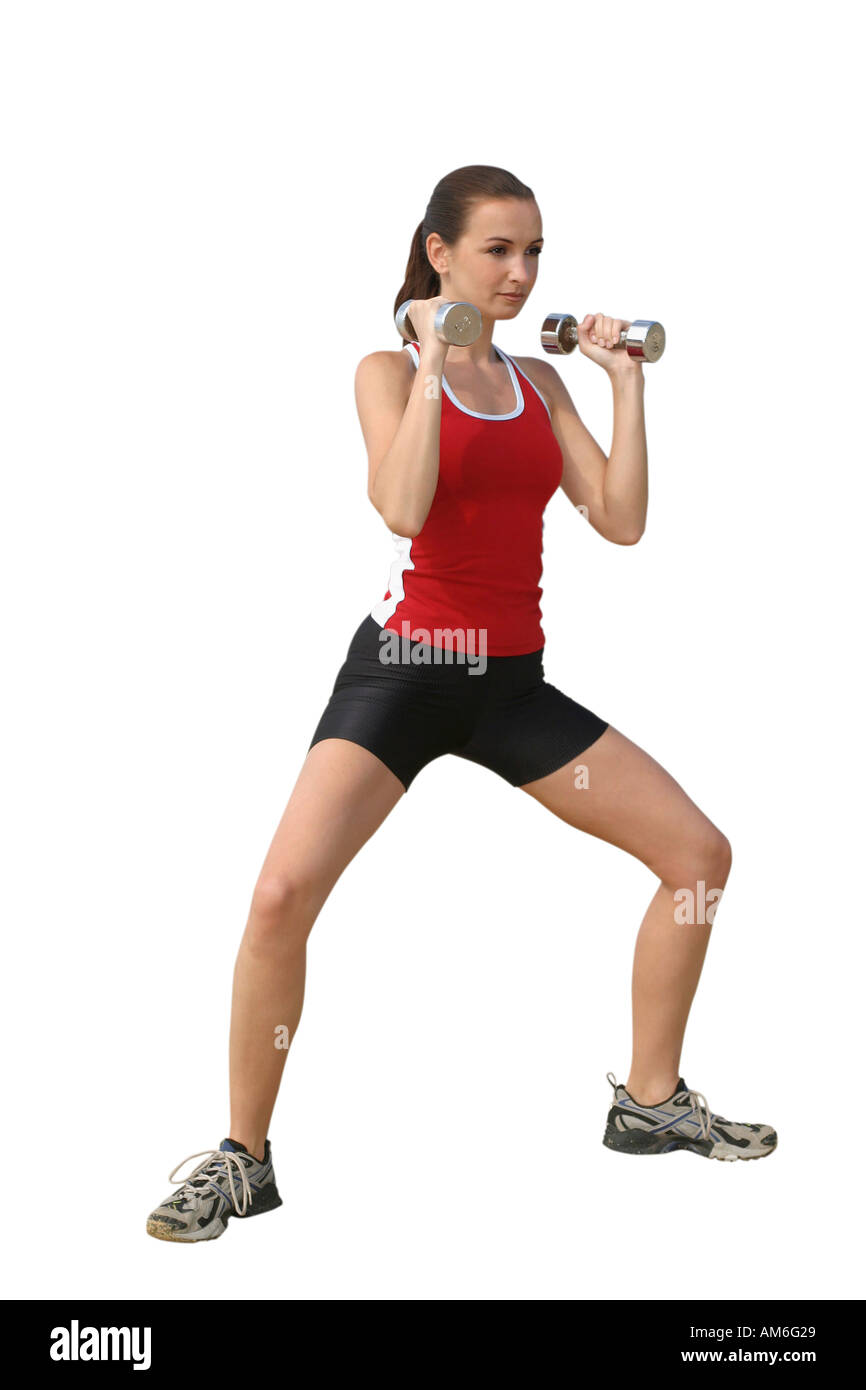 Free weights cutout hi-res stock photography and images - Alamy