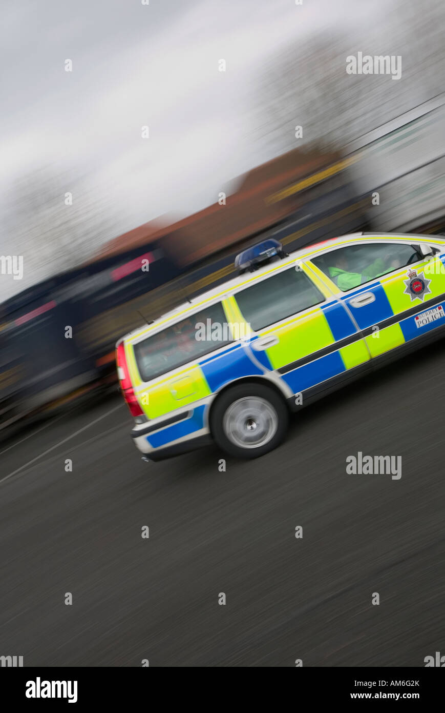 British Traffic Police car Stock Photo - Alamy