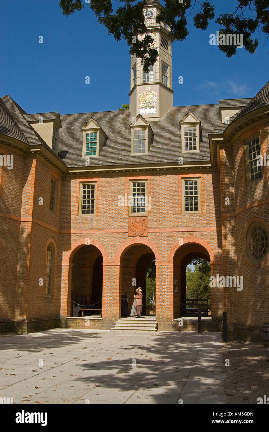 Colonial Capitol in Colonial Williamsburg Stock Photo - Alamy