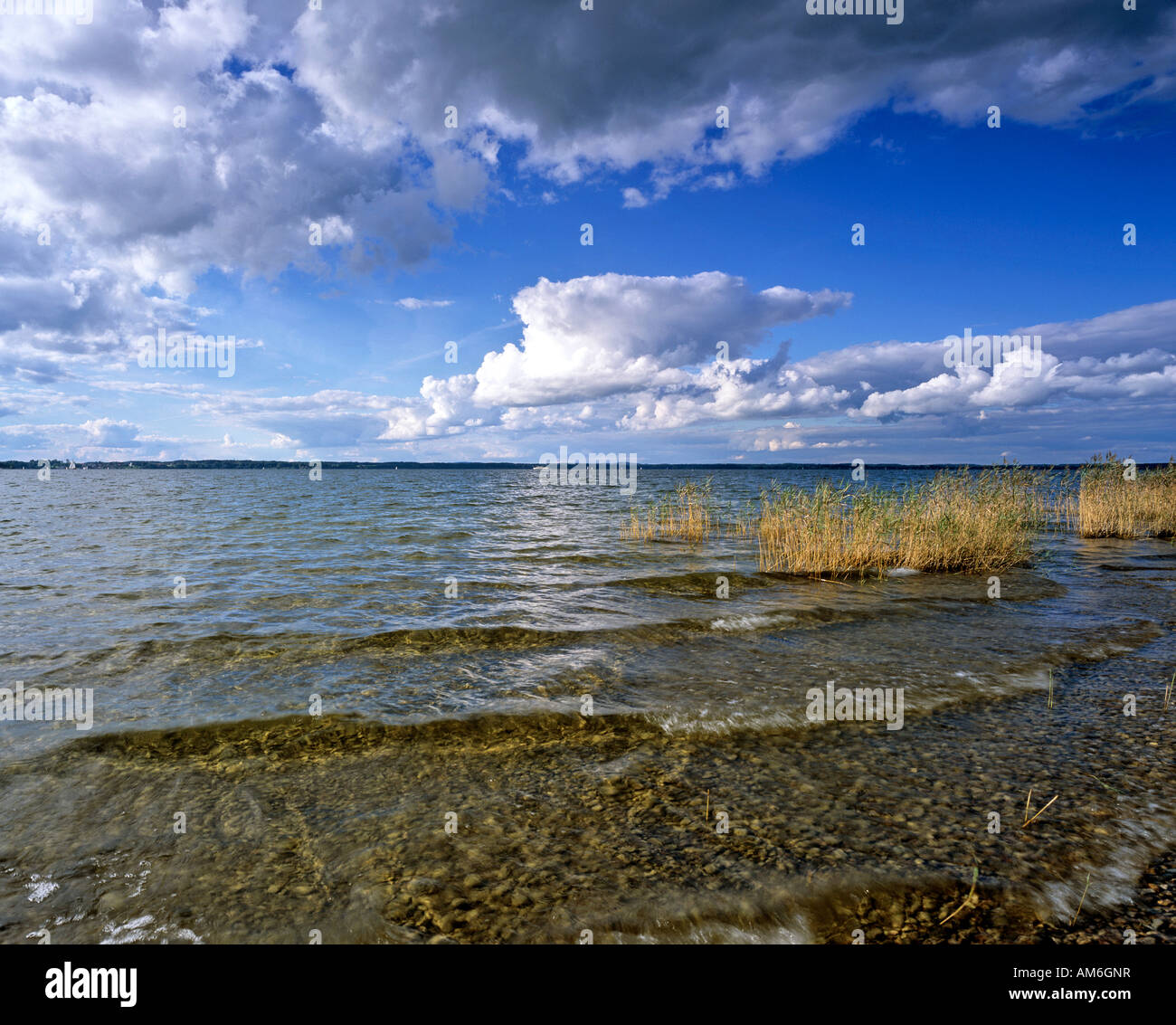 Clouds over Lake Chiemsee, Upper Bavaria, Germany Stock Photo - Alamy