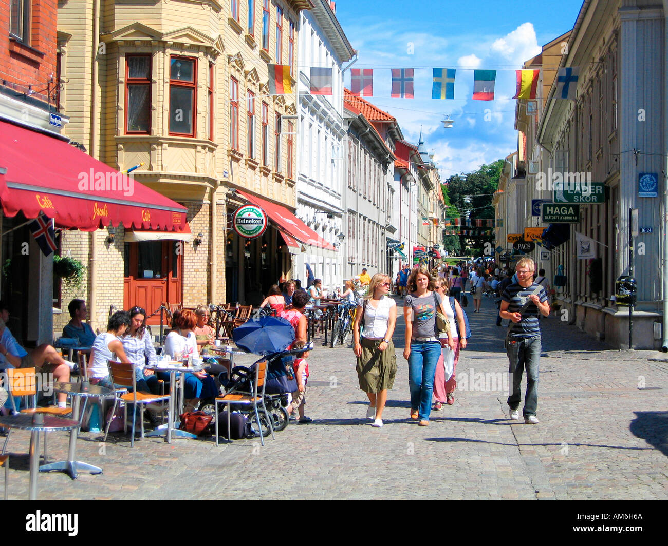 Gothenburg old town haga hi-res stock photography and images - Alamy
