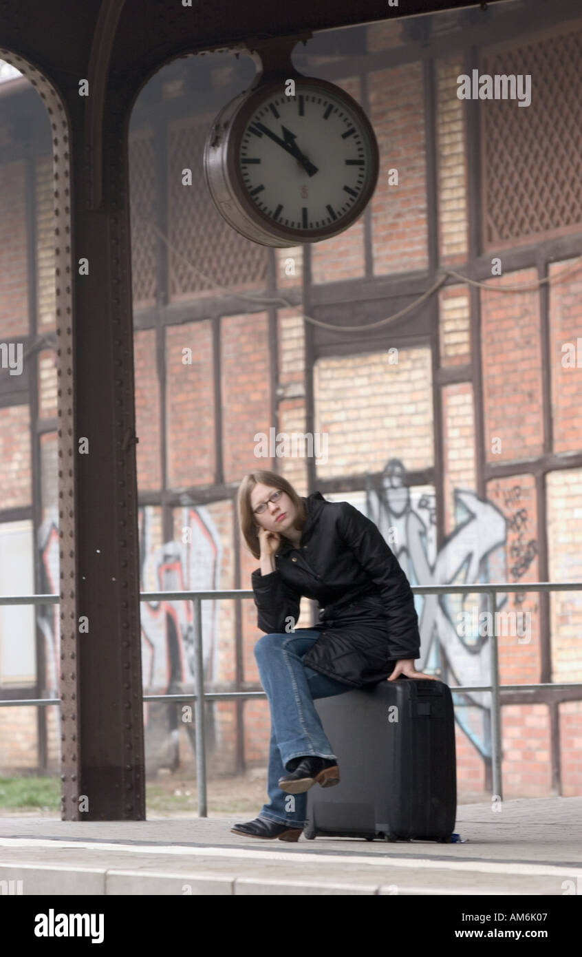 Waiting Under Clock High Resolution Stock Photography and Images - Alamy