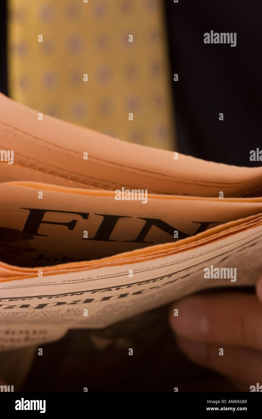 Reading financial times newspaper hi-res stock photography and images ...
