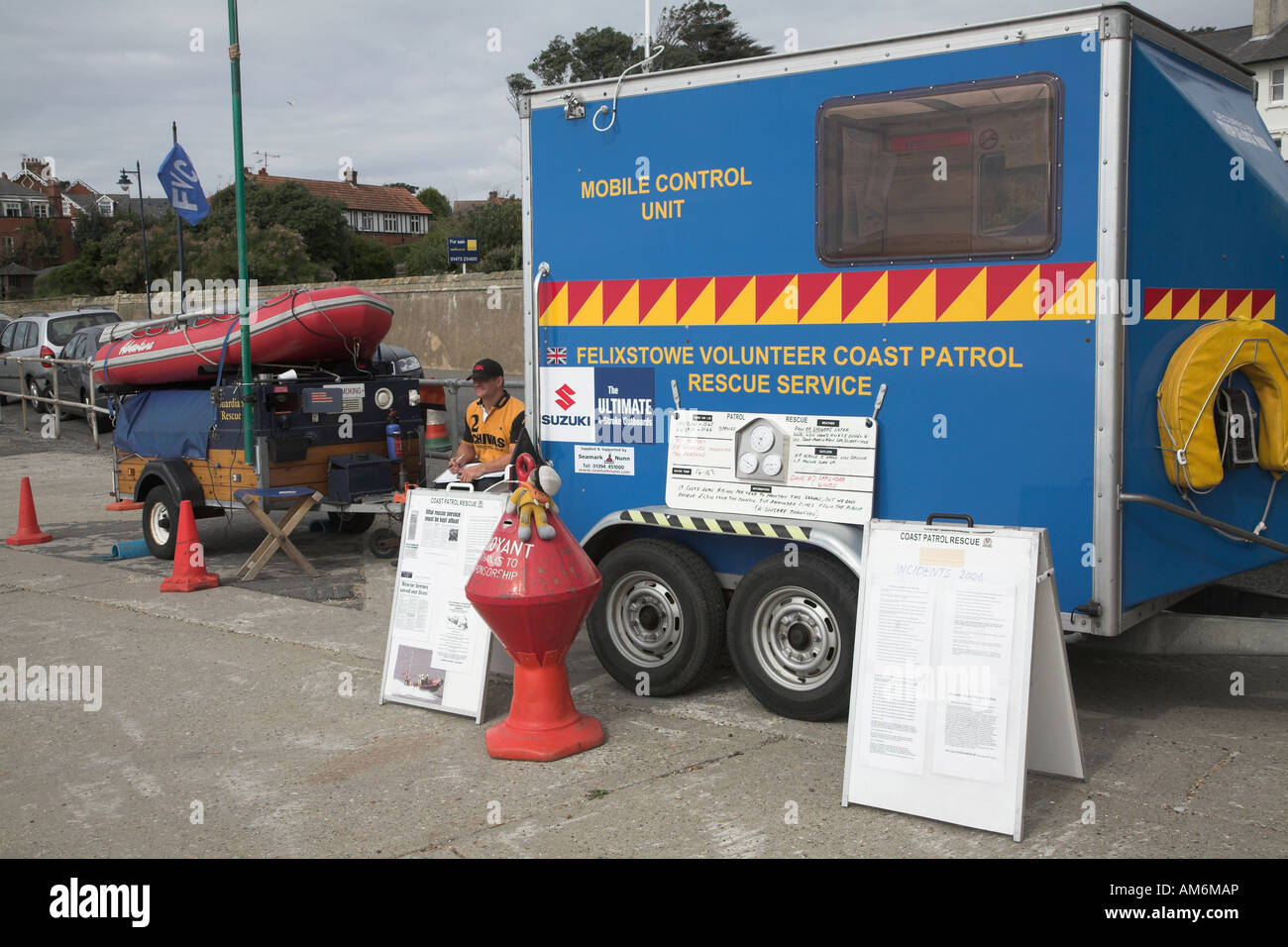 Felixstowe Volunteer Coast Patrol Rescue Service mobile control unit ...