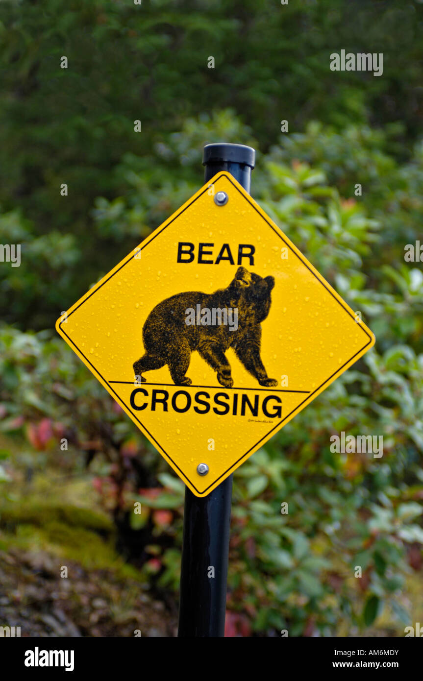 Grizzly bear warning notice hi-res stock photography and images - Alamy