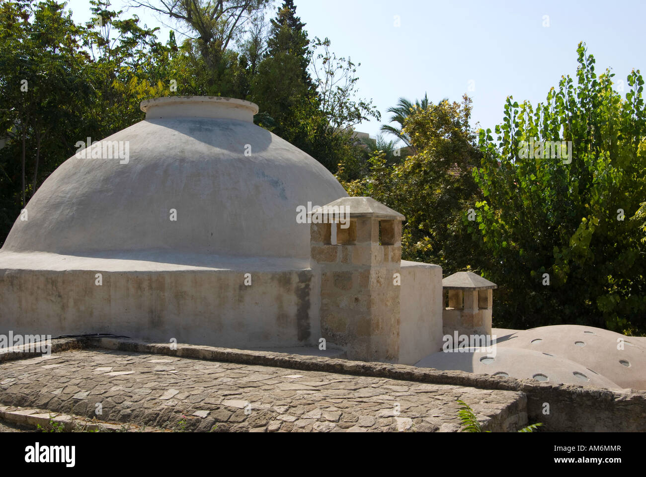Ottoman built Turkish baths in Paphos town centre, Cyprus Stock Photo ...
