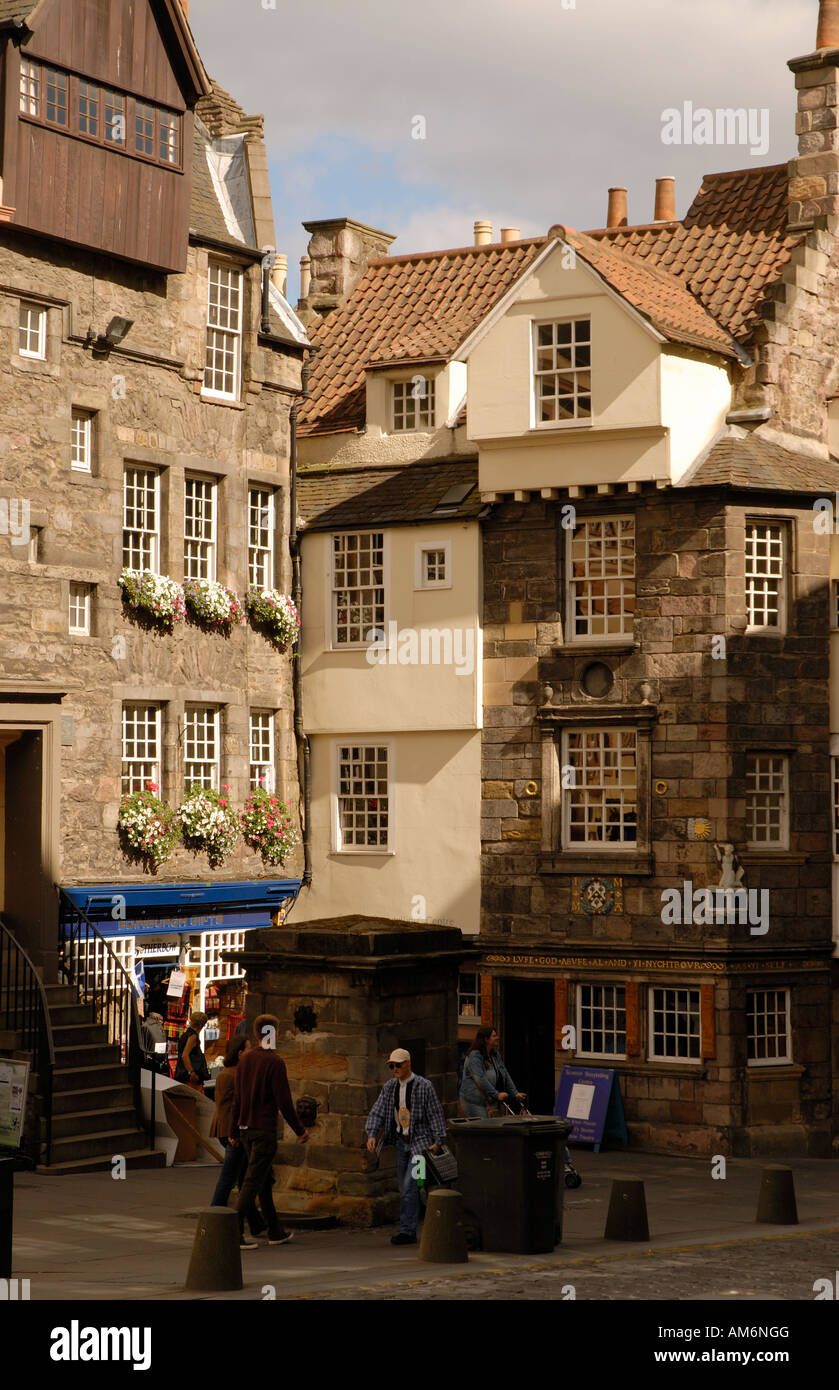 Moubray house & John Knox's House Edinburgh Scotland Stock Photo - Alamy