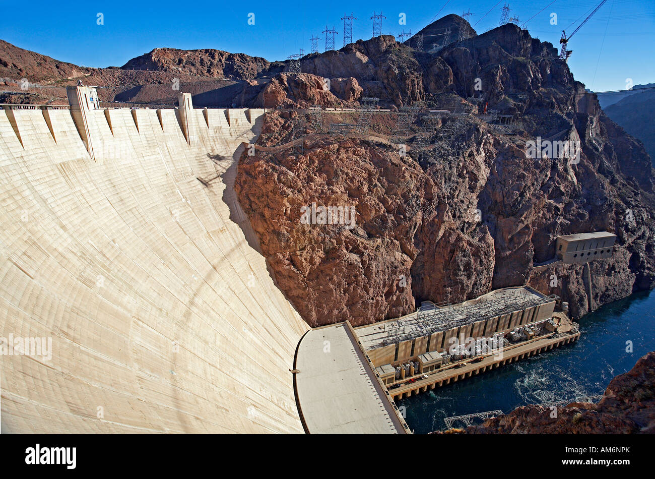 United States, Nevada, Las Vegas, Hoover Dam (1931-1935), a tourist ...