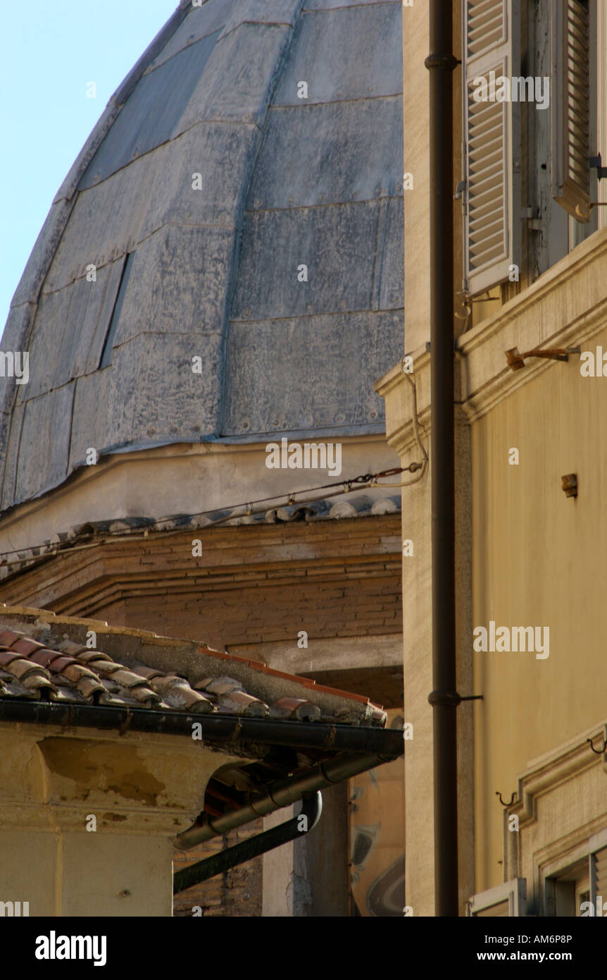 Obscured view of Dome Rome Italy Stock Photo - Alamy
