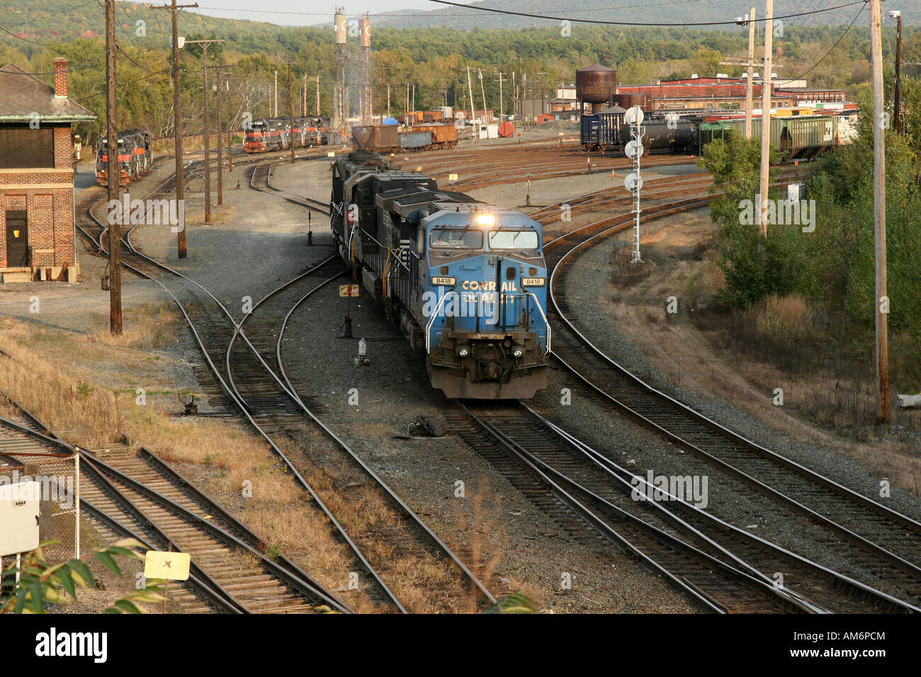 Guilford Rail System Freight Locomotives East Deerfield MA Railroad ...