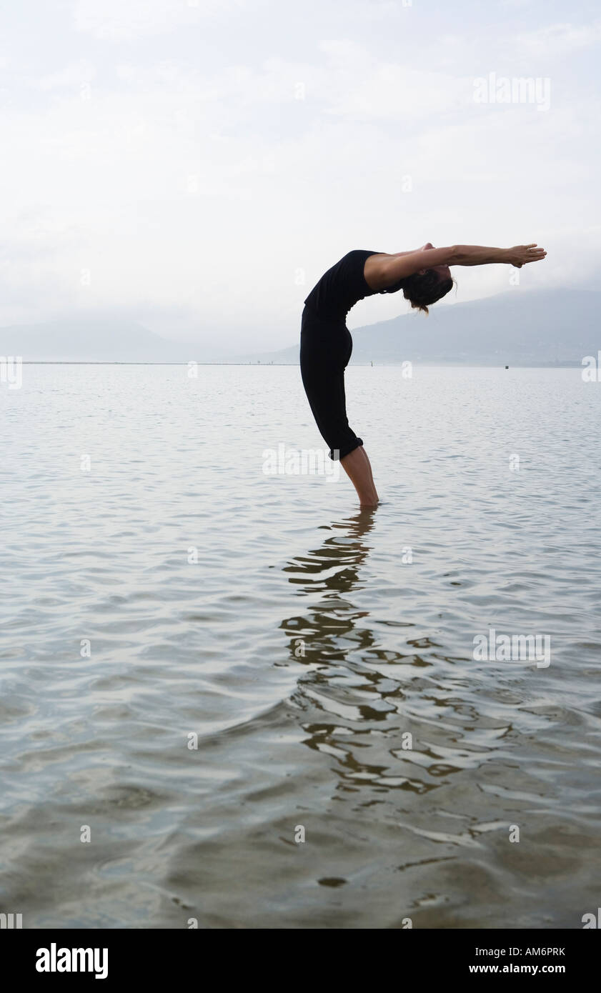 Yoga Standing Backbend