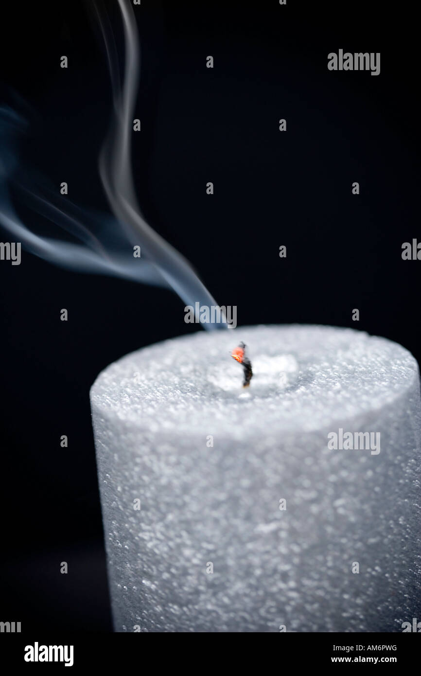 Smoking candle hi-res stock photography and images - Alamy