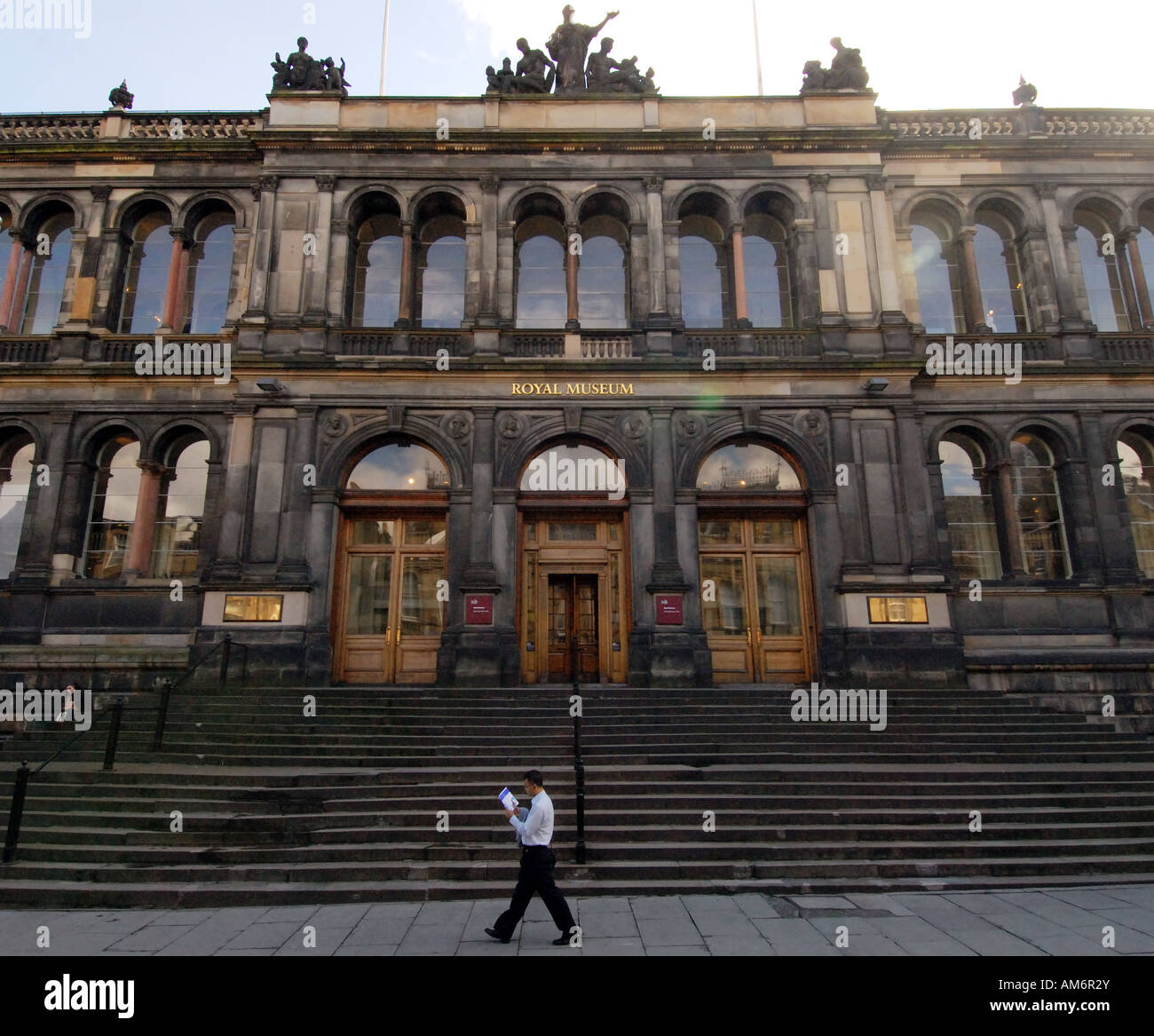 Royal Museum front entrance Edinburgh scotland Stock Photo - Alamy