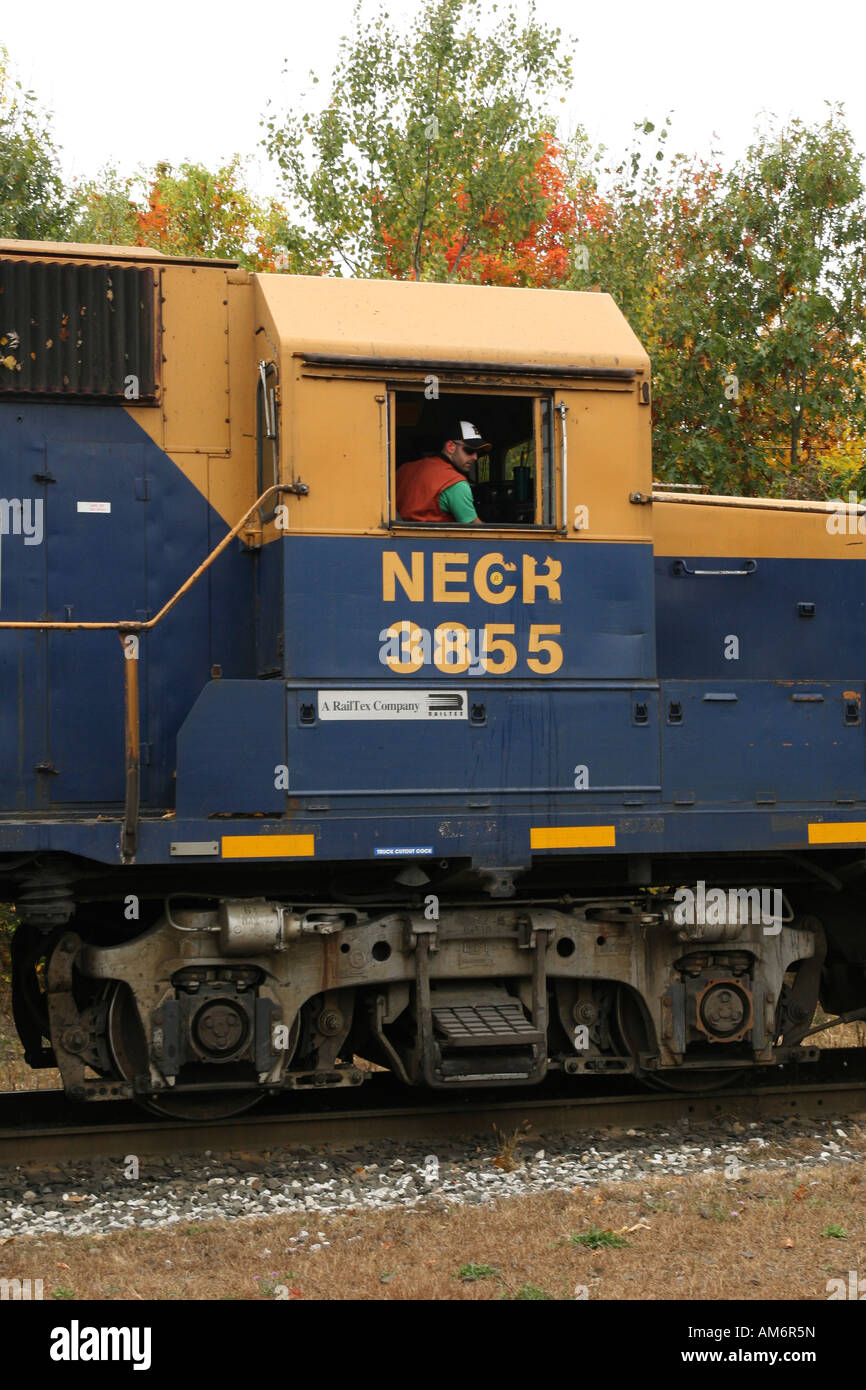 New England Central Railroad Freight Locomotive USA Stock Photo - Alamy