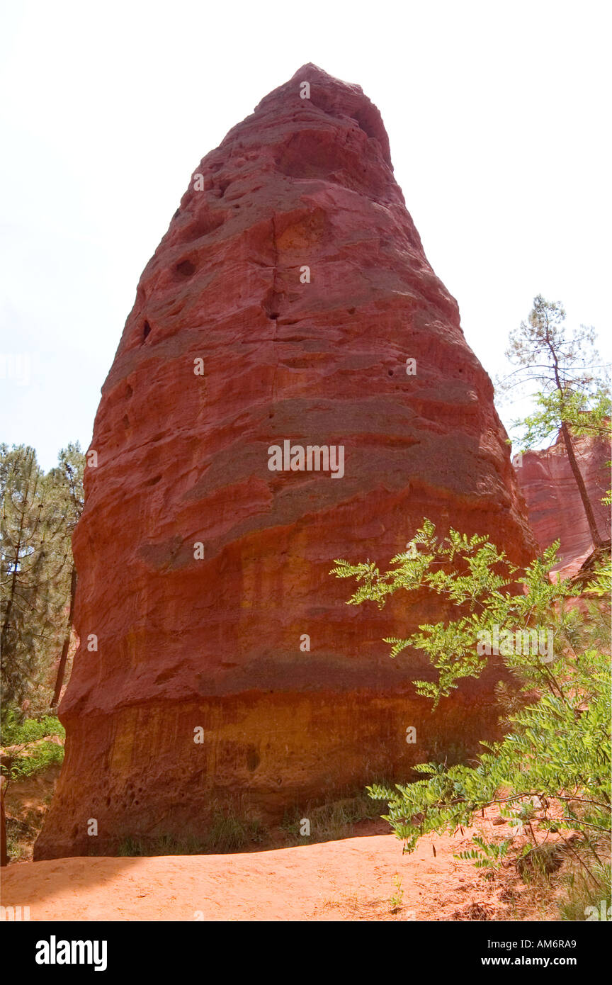 Disused Ochre mines Roussillon the red town the worlds largest seam of ...