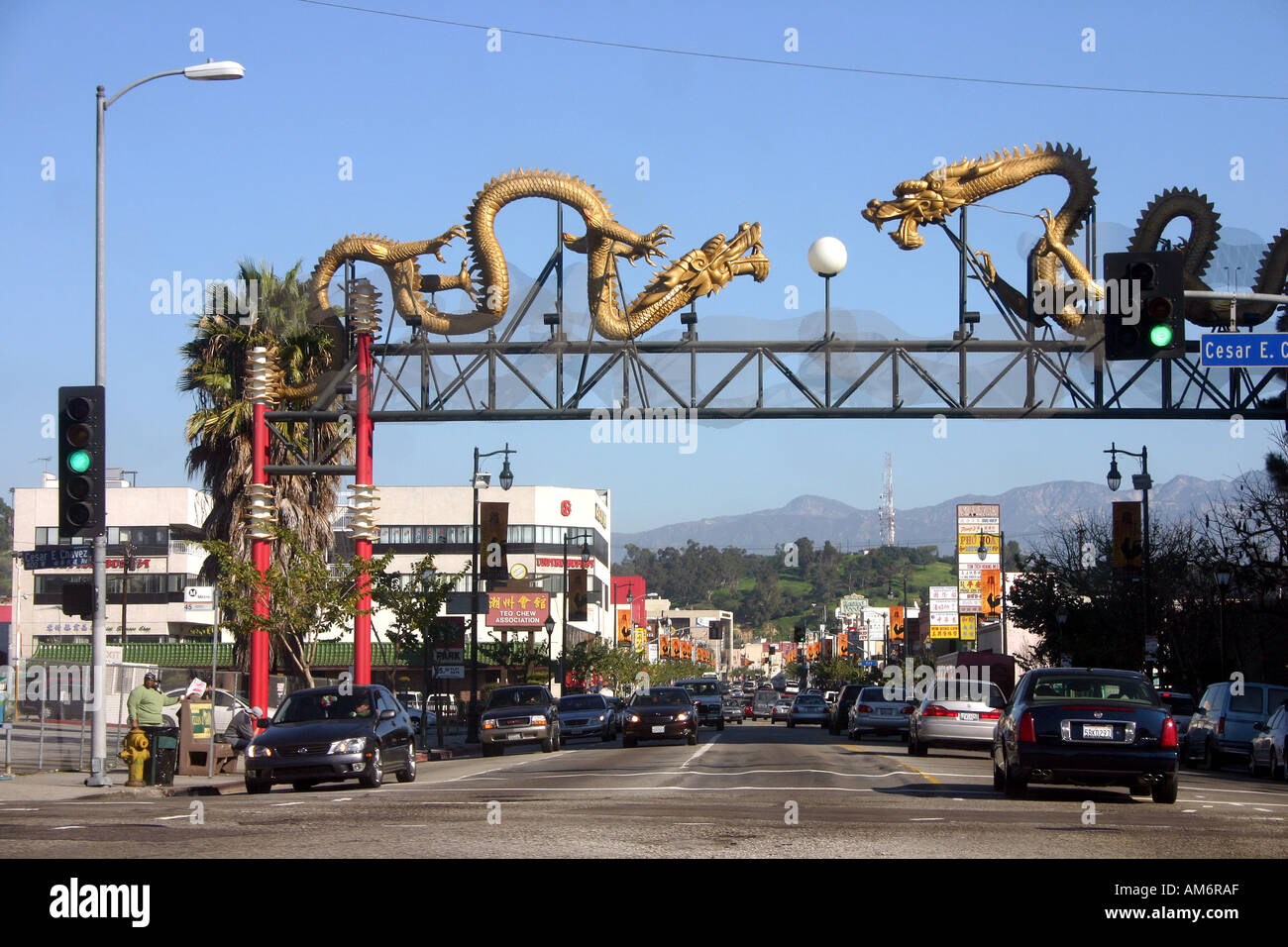 Los Angeles Chinatown Stock Photo - Alamy