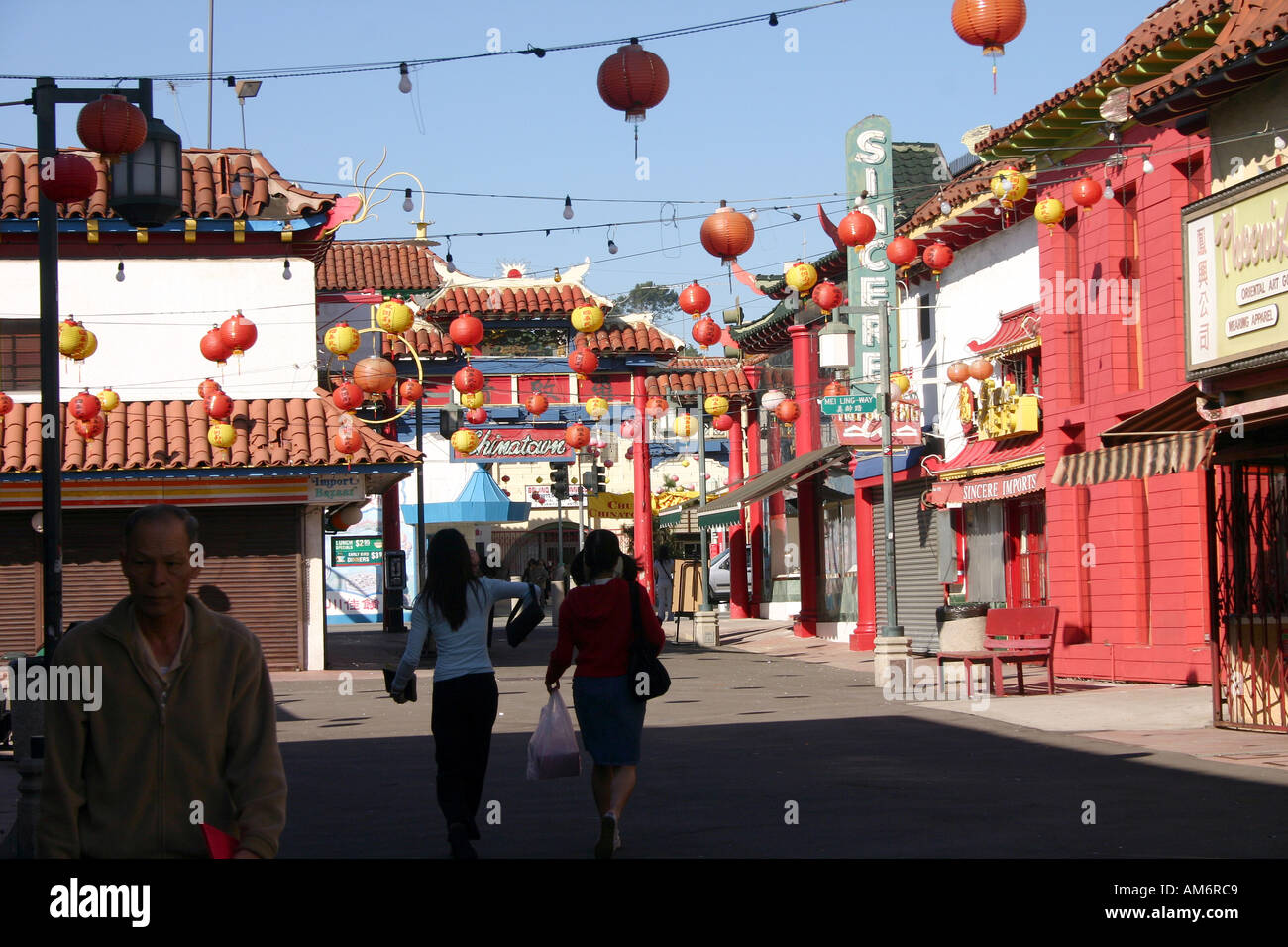 Los Angeles Chinatown Stock Photo - Alamy