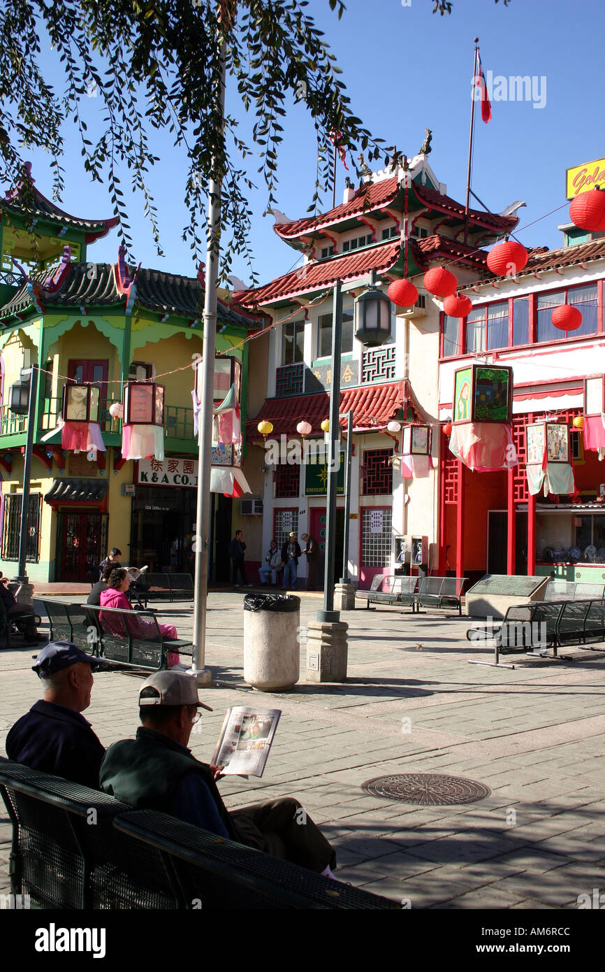 Los Angeles Chinatown Stock Photo - Alamy