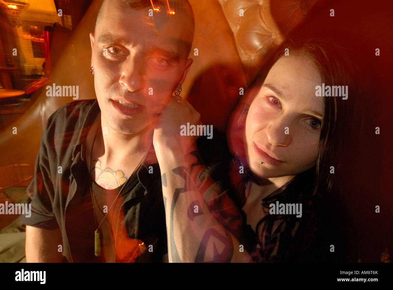 young couple at opium club edinburgh scotland Stock Photo - Alamy