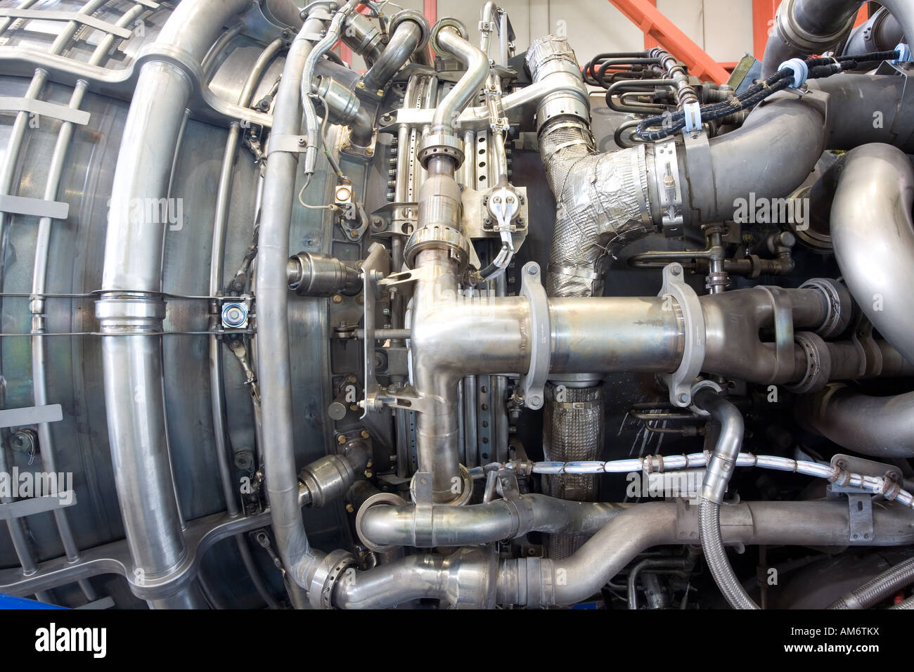 Aircraft jet engine detail Stock Photo - Alamy