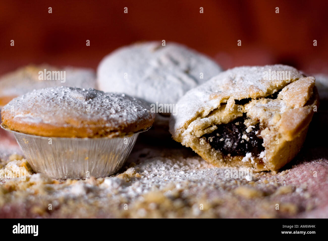 A photograph of Mince Pies Stock Photo - Alamy