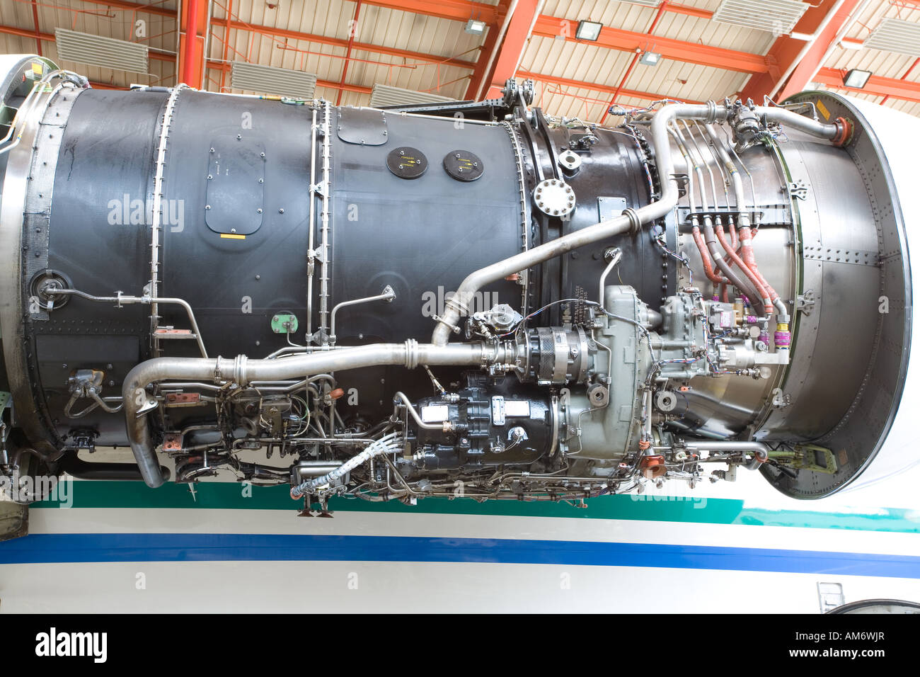 Aircraft jet engine detail Stock Photo - Alamy