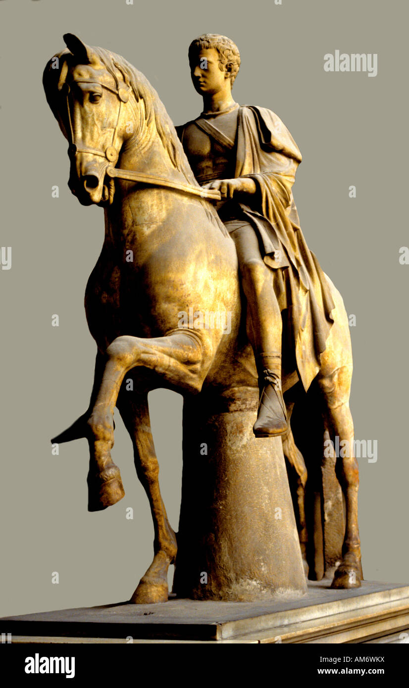 Horse Roman Rome roman Italy Italian Museum Stock Photo - Alamy