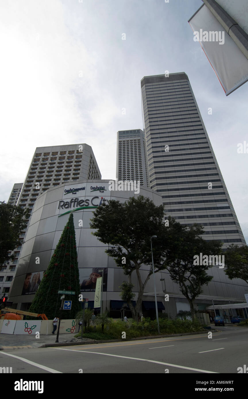 Raffles City shopping mall, Singapore Stock Photo - Alamy
