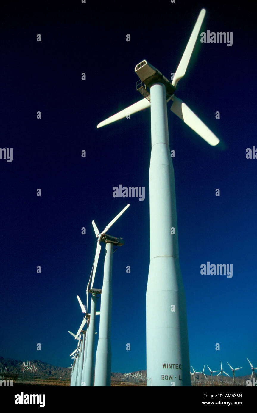 Wind power, California Stock Photo - Alamy