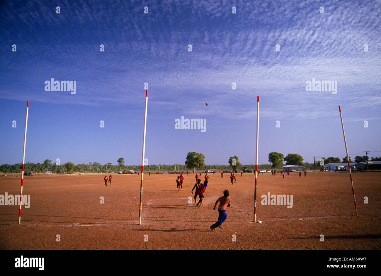Aboriginal sports carnival, outback Australia Stock Photo - Alamy