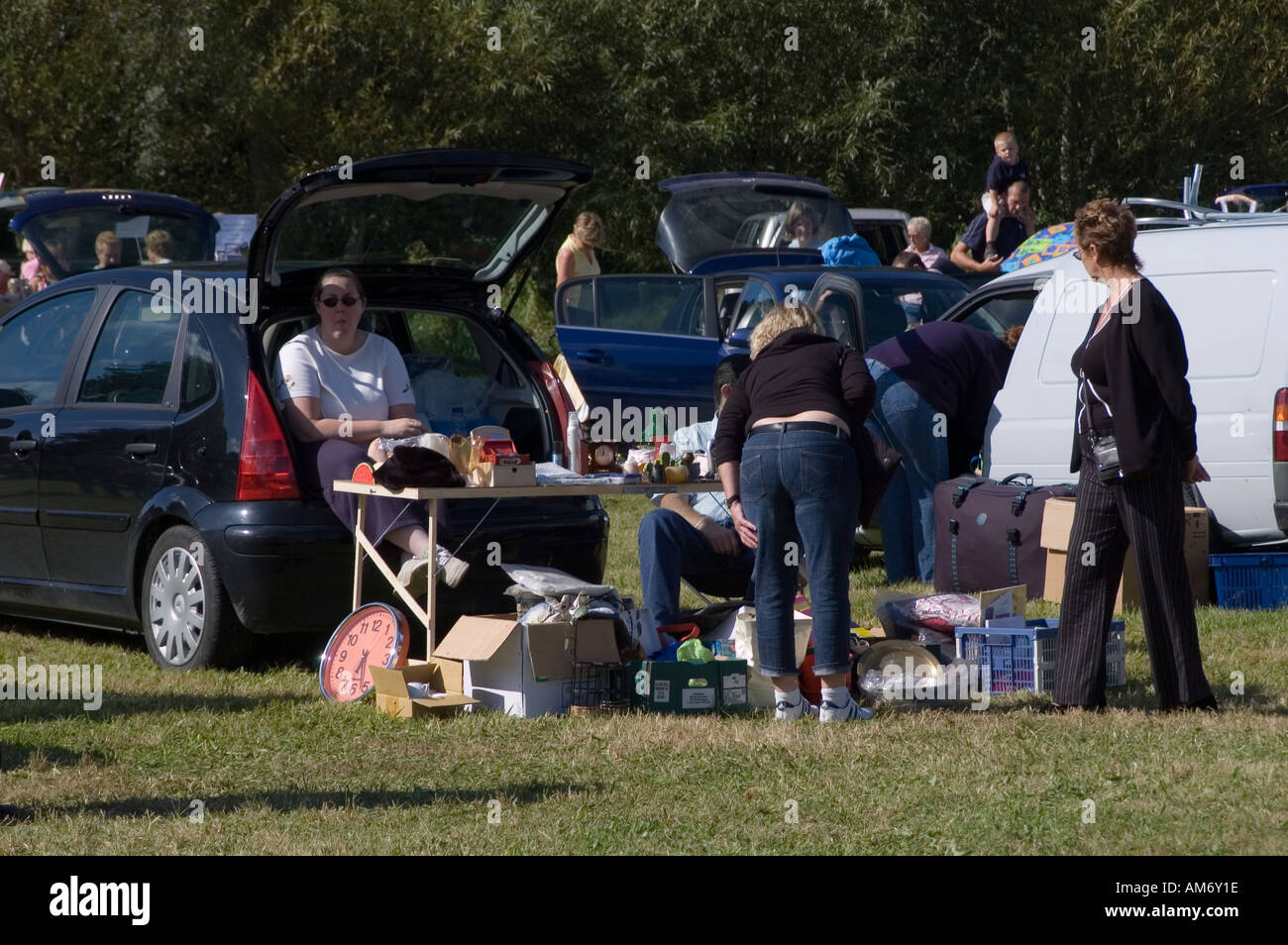 Car Boot Sale Stock Photo - Alamy