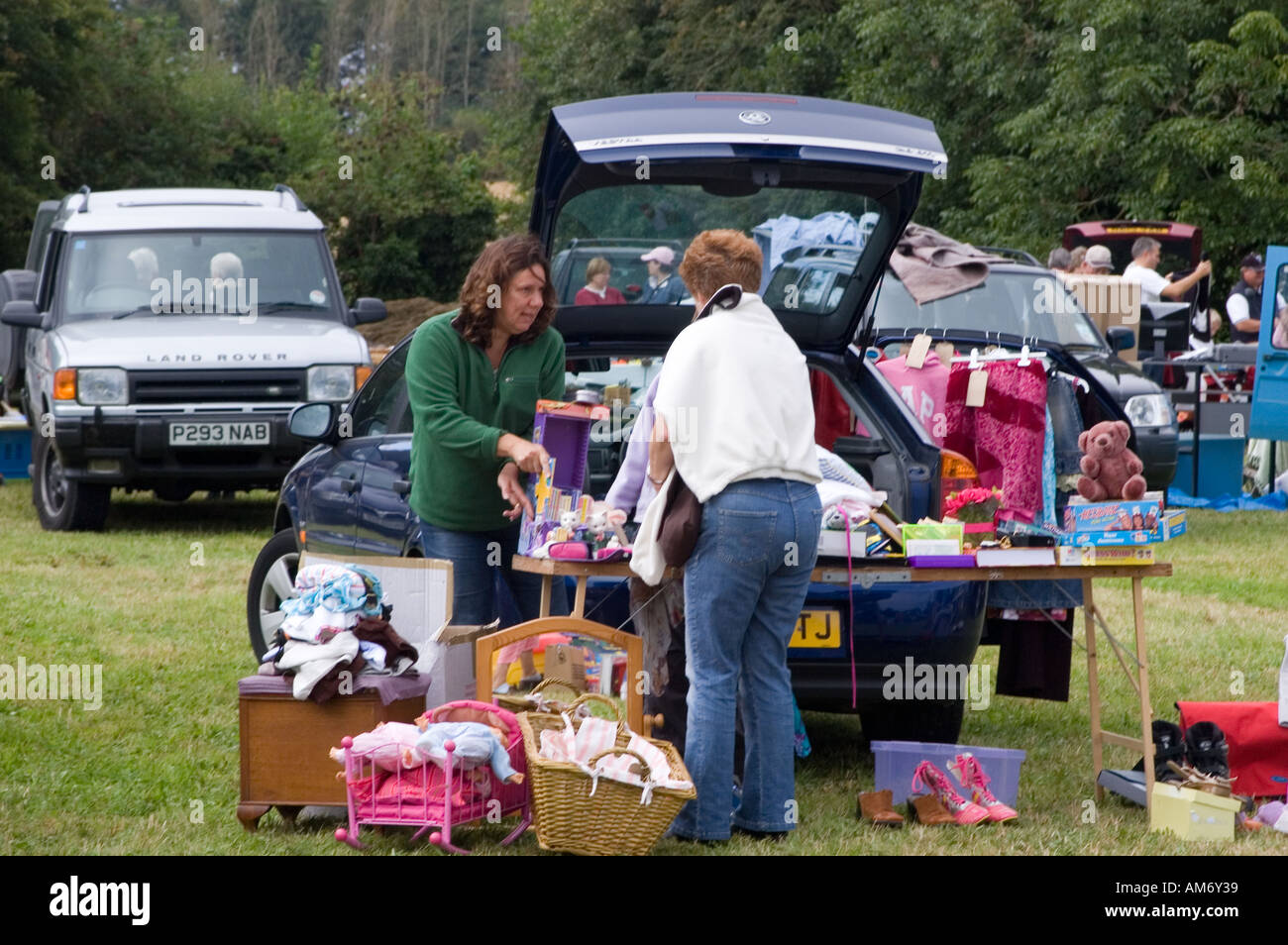 Car Boot Sale Stock Photo - Alamy