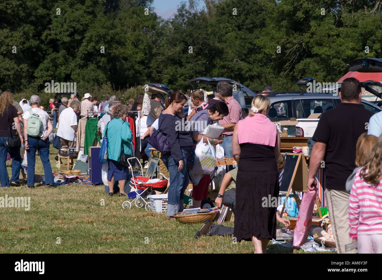 Car Boot Sale Stock Photo - Alamy