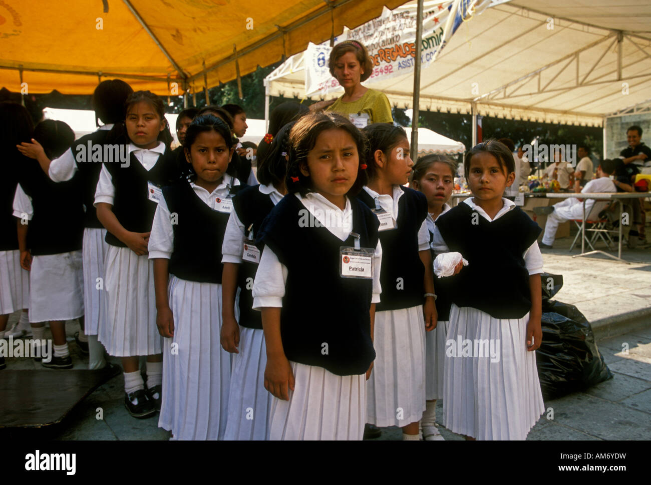 Mexican students, Mexican schoolchildren, schoolchildren, student field ...