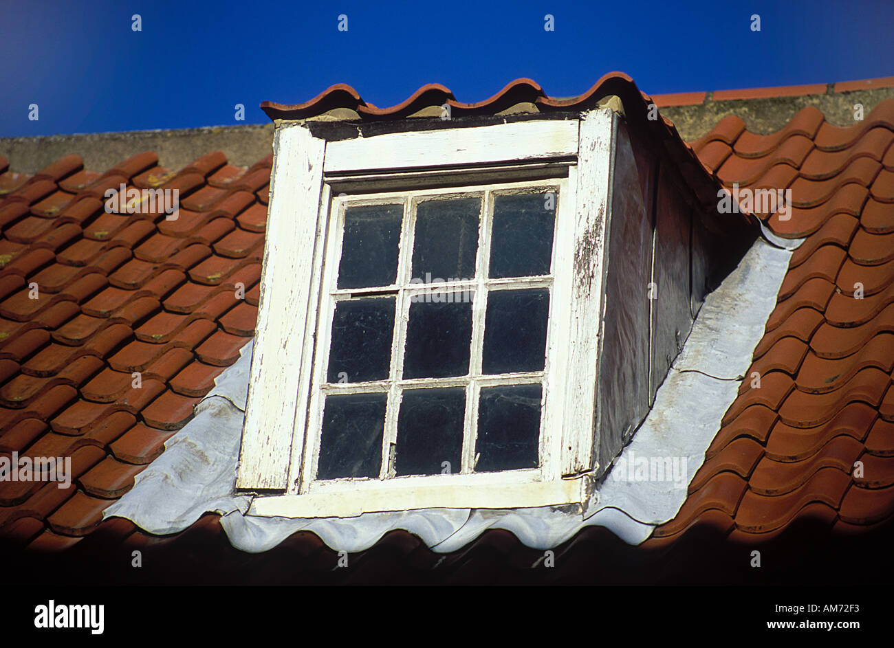 Dormer on a Georgian building in Old Town Bridlington Yorkshire Stock ...