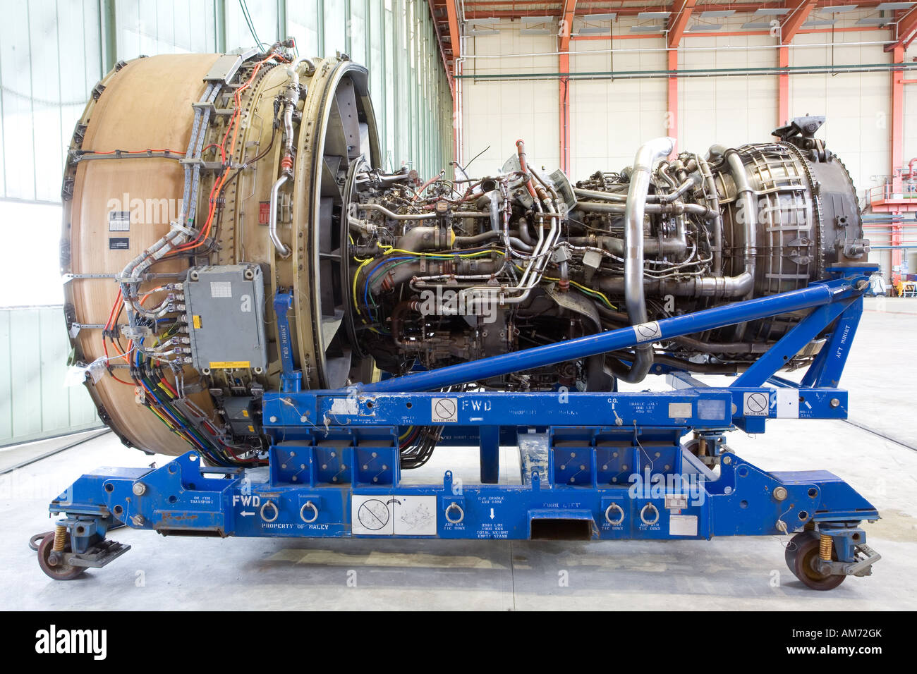 Aircraft jet engine detail Stock Photo - Alamy