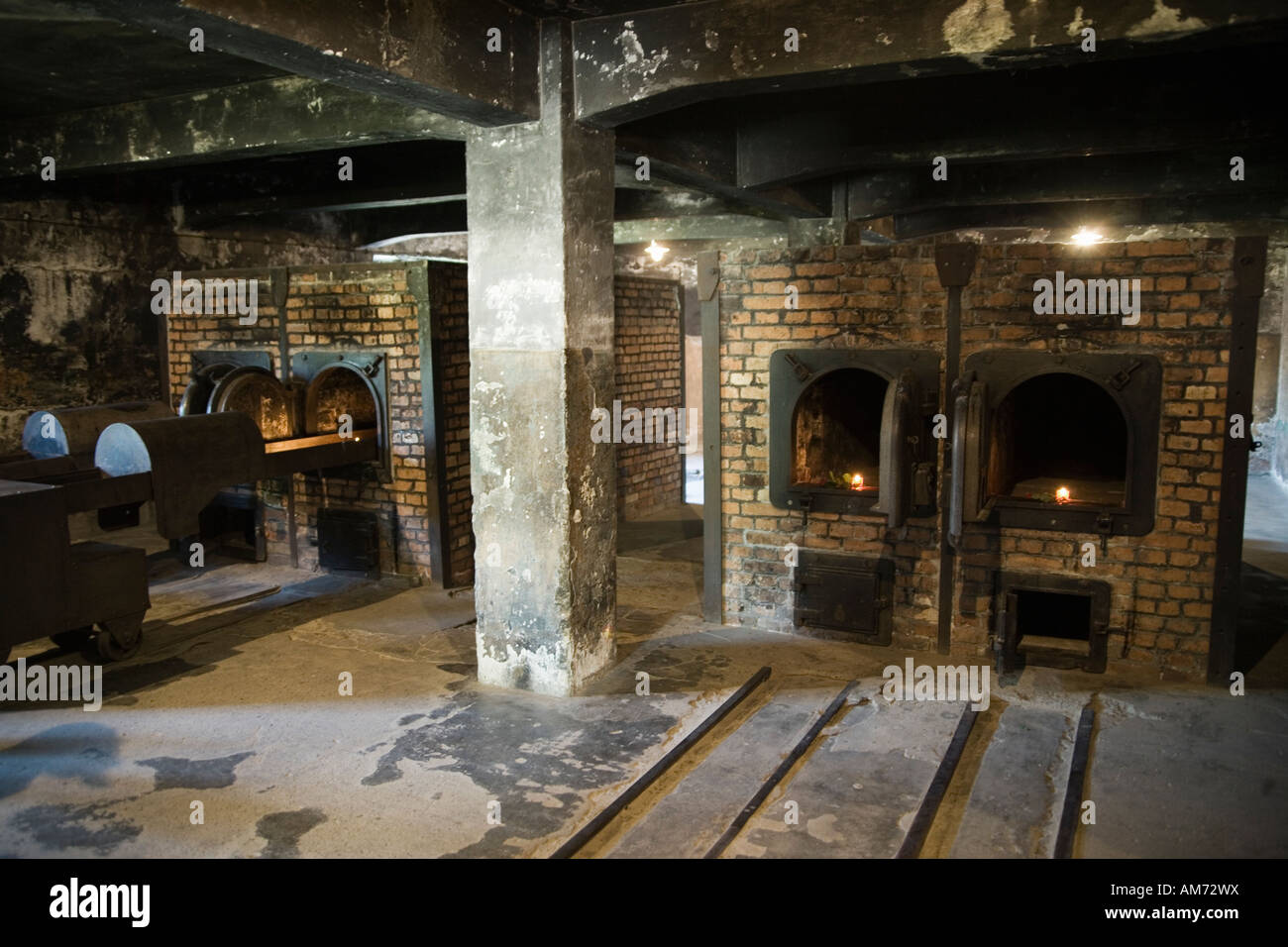 Cremation ovens Auschwitz Concentration Camp Stock Photo - Alamy