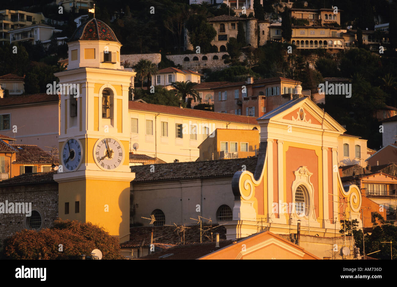 Villefranche sur Mer Alpes Maritimes Cote d Azur Riviera France Stock ...